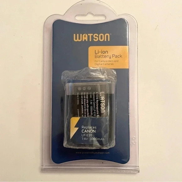 Watson | Cameras, Photo & Video | Watson Battery Replacement For Canon ...